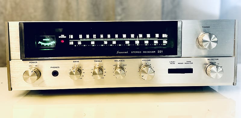 Vintage Sansui 💢 AM/FM Model 221 Stereo Receiver - Serviced + | Reverb