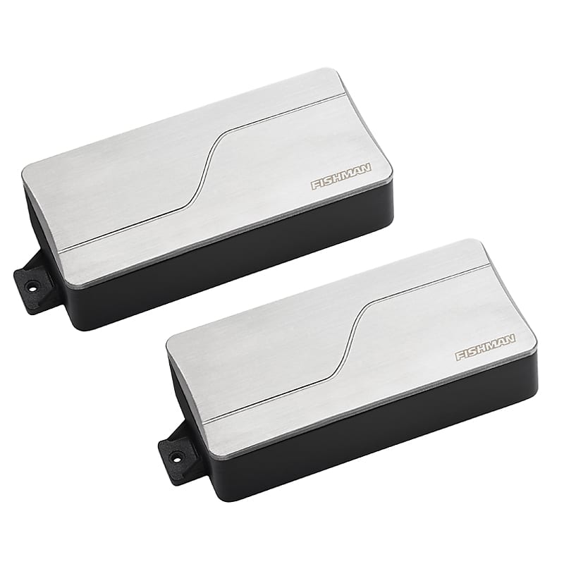 Fishman Fluence Modern 7-String Pickup Set, Brushed Stainless | Reverb