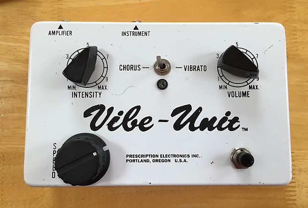 Prescription Electronics Vibe Unit Univibe White - Bob Sweet | Reverb