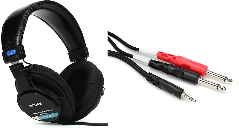 Sony MDR-7506 Closed-Back Professional Headphones Bundle with | Reverb