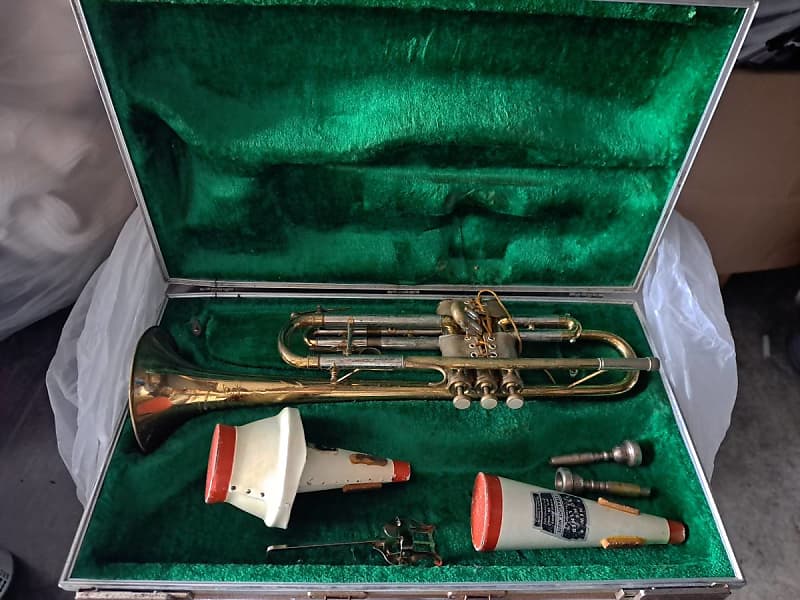 Vintage Besson 2-20 Trumpet Circa 1962-64 With Original Mutes | Reverb
