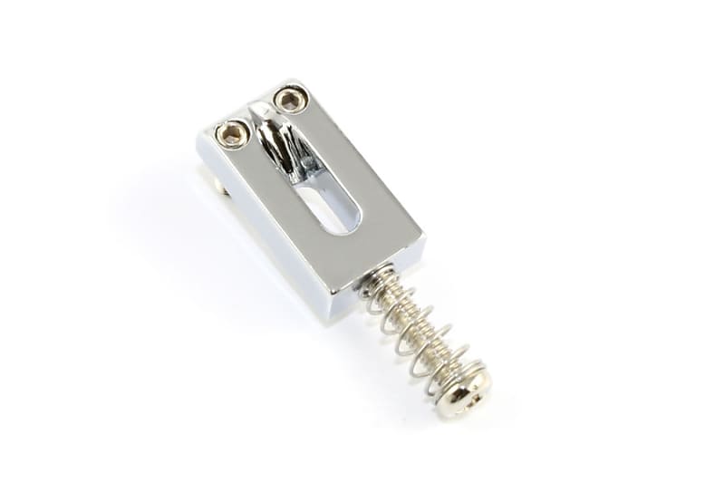 Set of 6 Narrow Spacing Bridge Saddles for Strat - CHROME | Reverb