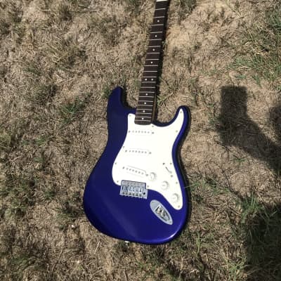 Squier Affinity Series Stratocaster purple by Fender Strat | Reverb