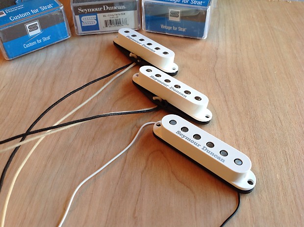 Seymour Duncan Stratocaster Set (SSL-2 and SSL-6 bridge) 2015 | Reverb