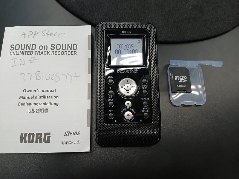 Korg Sound on Sound Recorder 2010's - Black | Reverb
