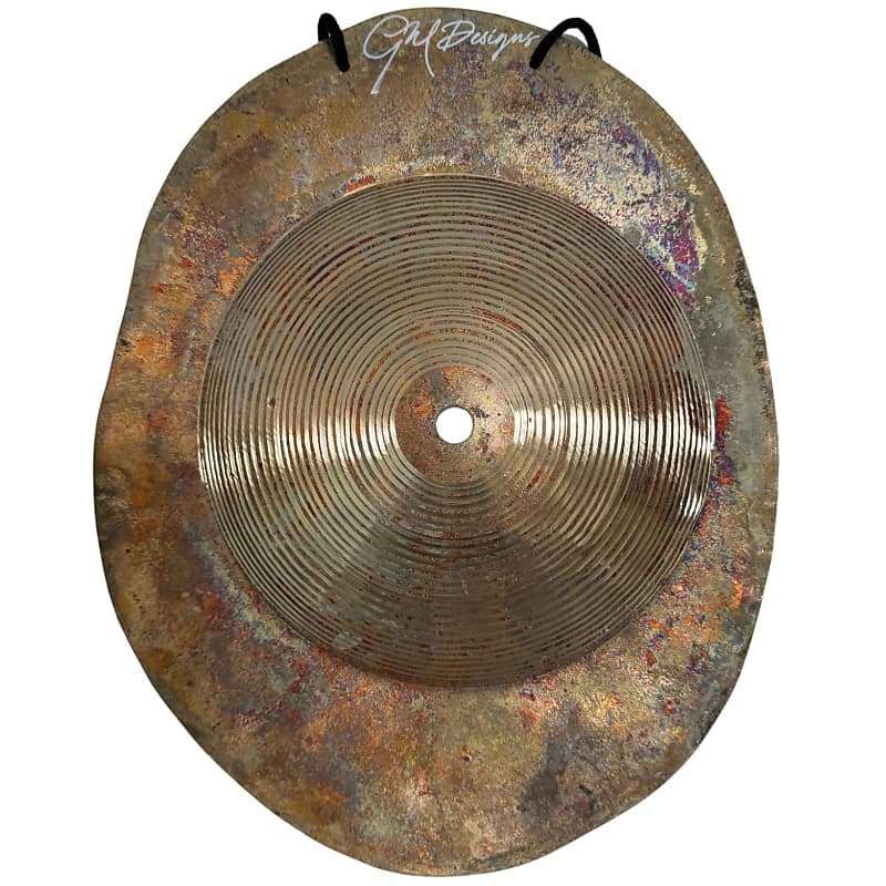 GM Designs Hanging/Mountable Irregular Cymbal w/ 8" Bell - | Reverb