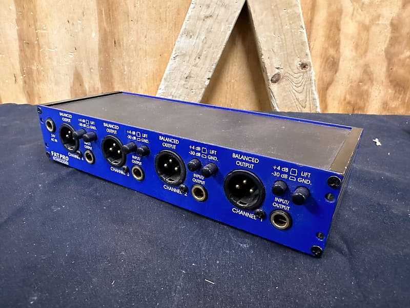 Fat Pro FADB-4 Four Channel Active Direct Box - No Power | Reverb
