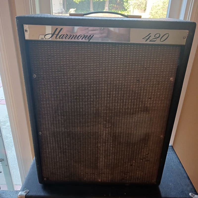 Harmony 420 1x15 Guitar Amp, All Original, Vintage Jensen, | Reverb