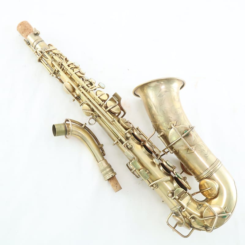 Conn Alto Saxophone in Gold Plate w/ Nude Woman Engraving | Reverb