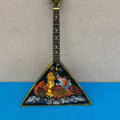 Vintage Russian Balalaika - Hand Painted 3 String Prima - | Reverb