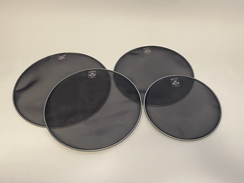 4x Pearl Muffle Mesh Drum Heads 10" / 12" / 13" / 14" | Reverb