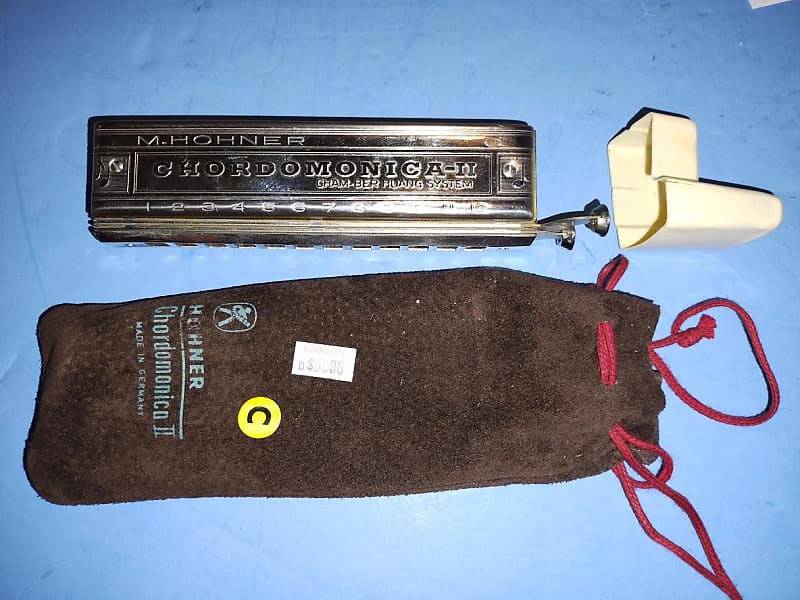 Hohner Chordomonica II Harmonica in Key of C - Chrome | Reverb