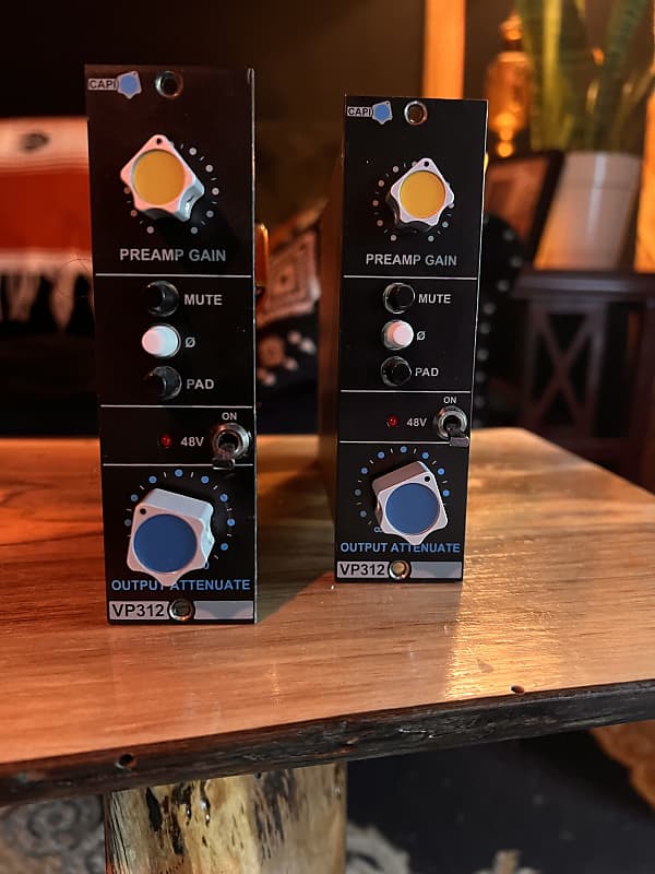 CAPI VP312 Preamp with red dot op amps 2017 Black | Reverb