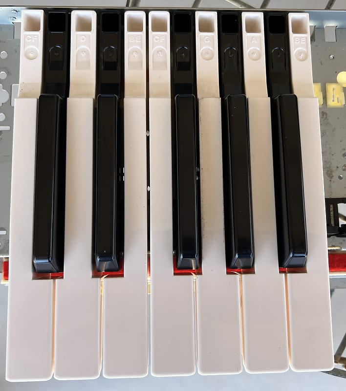 Korg-Yamaha Early Synth Key Lot Trinity Mid 90's - Gray | Reverb