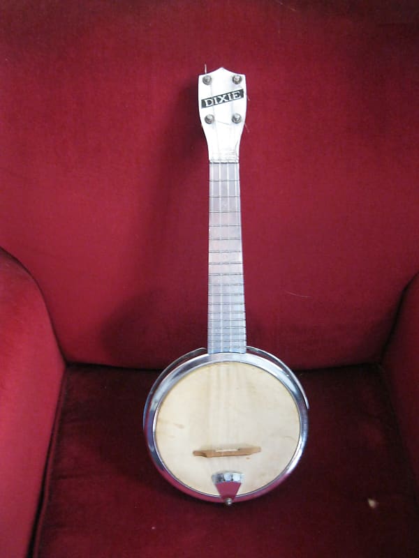 Dixie Banjolele/ banjo-ule 1930s - Aluminum | Reverb