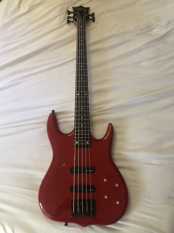 Ken Smith Burner 5 string Red bass | Reverb UK