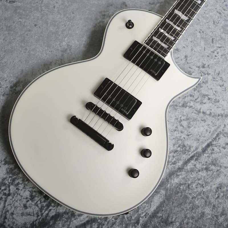 ESP E-II Eclipse EMG Snow White Satin [Made in | Reverb Australia