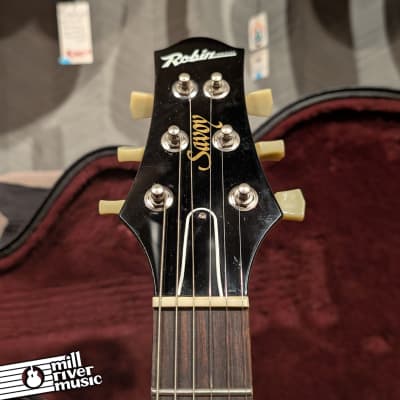 Robin Savoy Standard Gold Semi Hollow Electric w/ Hard Case | Reverb