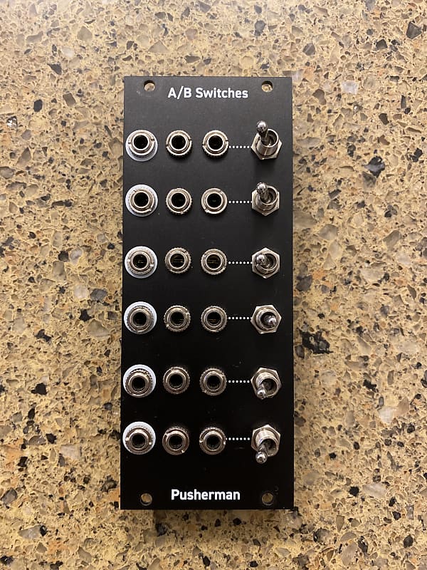 Pusherman A/B Switches - Black | Reverb