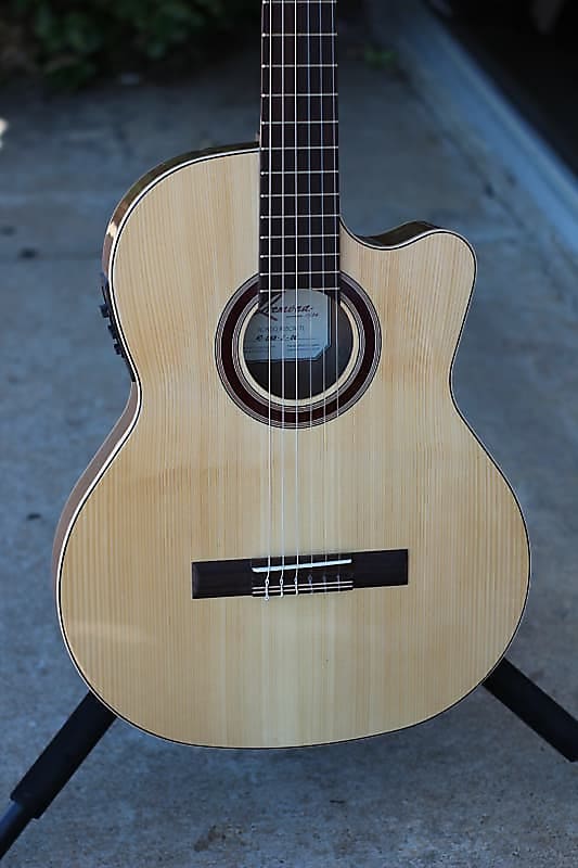 Kremona Kremona R65CW Rondo Thin Body Electric Nylon Natural | Reverb