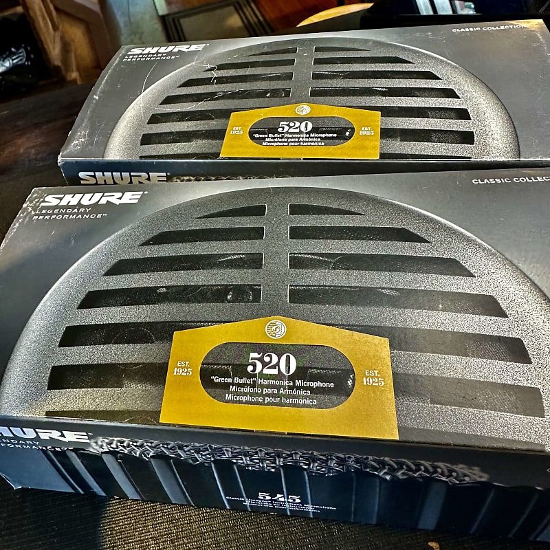 Shure 520DX Green Bullet Harmonica Microphone | Reverb