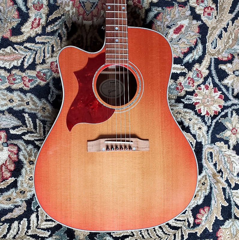 Gibson Hummingbird Mahogany AG EC Electric Acoustic Cutaway- | Reverb