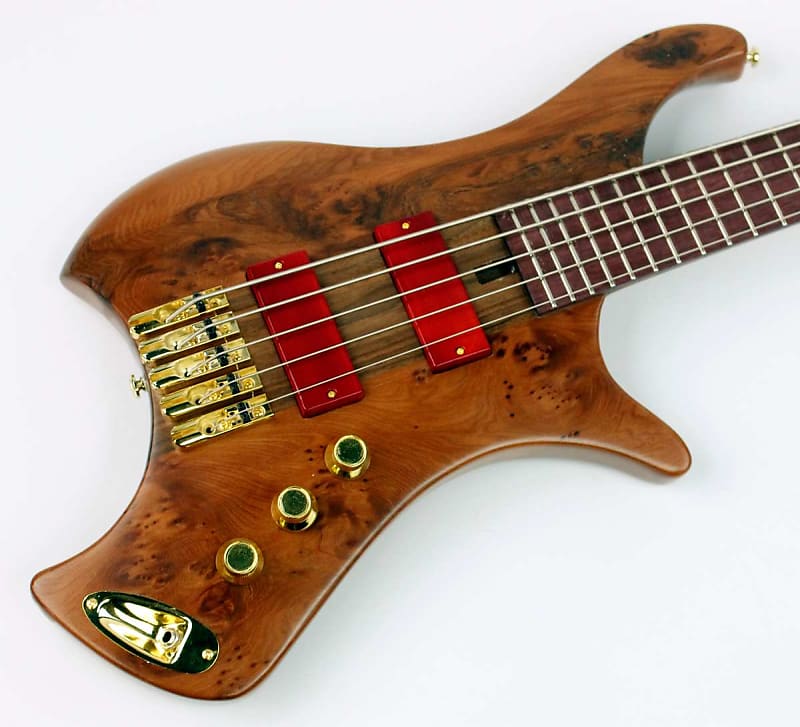 2020 Ergo Daedalus 5 String Bass, Redwood Body, New, | Reverb