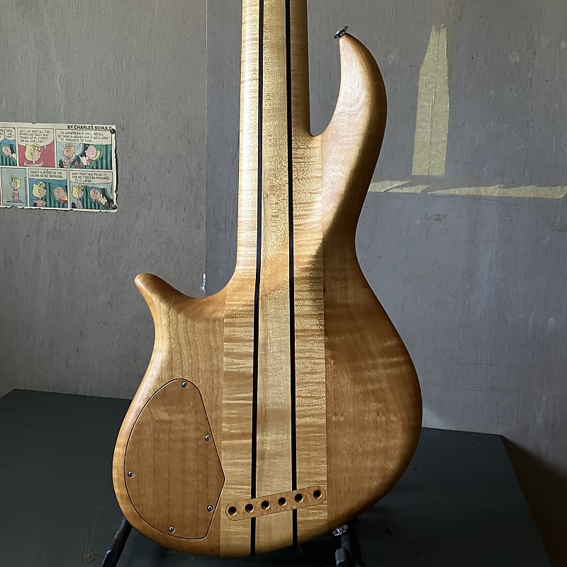 F Bass BNF6 fretless bass guitar (neck through, ebony bridge, | Reverb