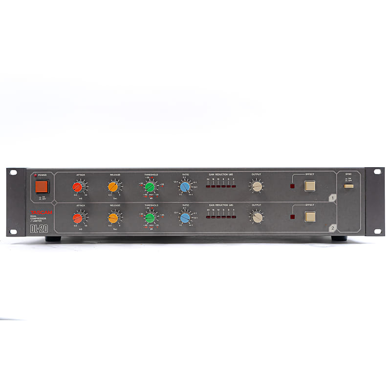 Tascam DL-20 Dual 2-Channel Compressor / Limiter Rackmount | Reverb