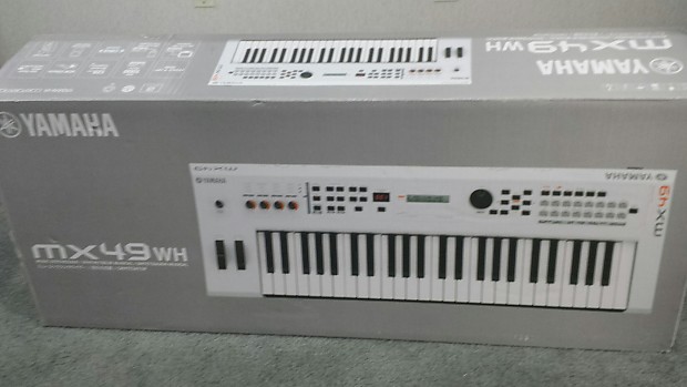 Yamaha MX49 WH Keyboard Synthesizer - White | Reverb