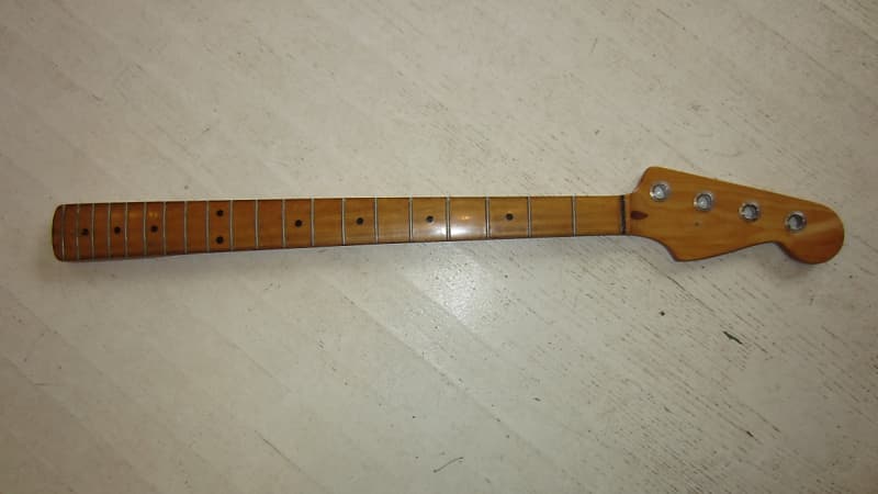 Vintage 1970s Fender Precision Bass P-Bass Neck - Maple | Reverb