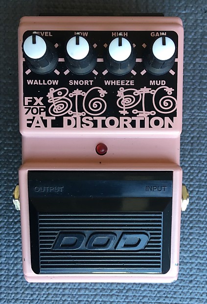 Super Rare DOD Big Pig FX70P Fat Distortion Pedal | Reverb