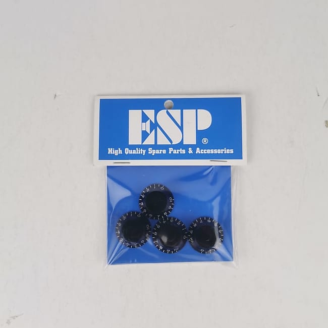 ESP Parts Top Hat LP Knobs - Black | Reverb