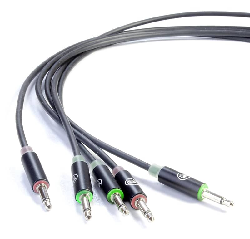 Slimline LED CV Patch Cables Eurorack Modular Test Leads, | Reverb