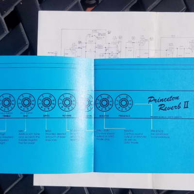 Fender Princeton Reverb II - Manual and Schematic | Reverb