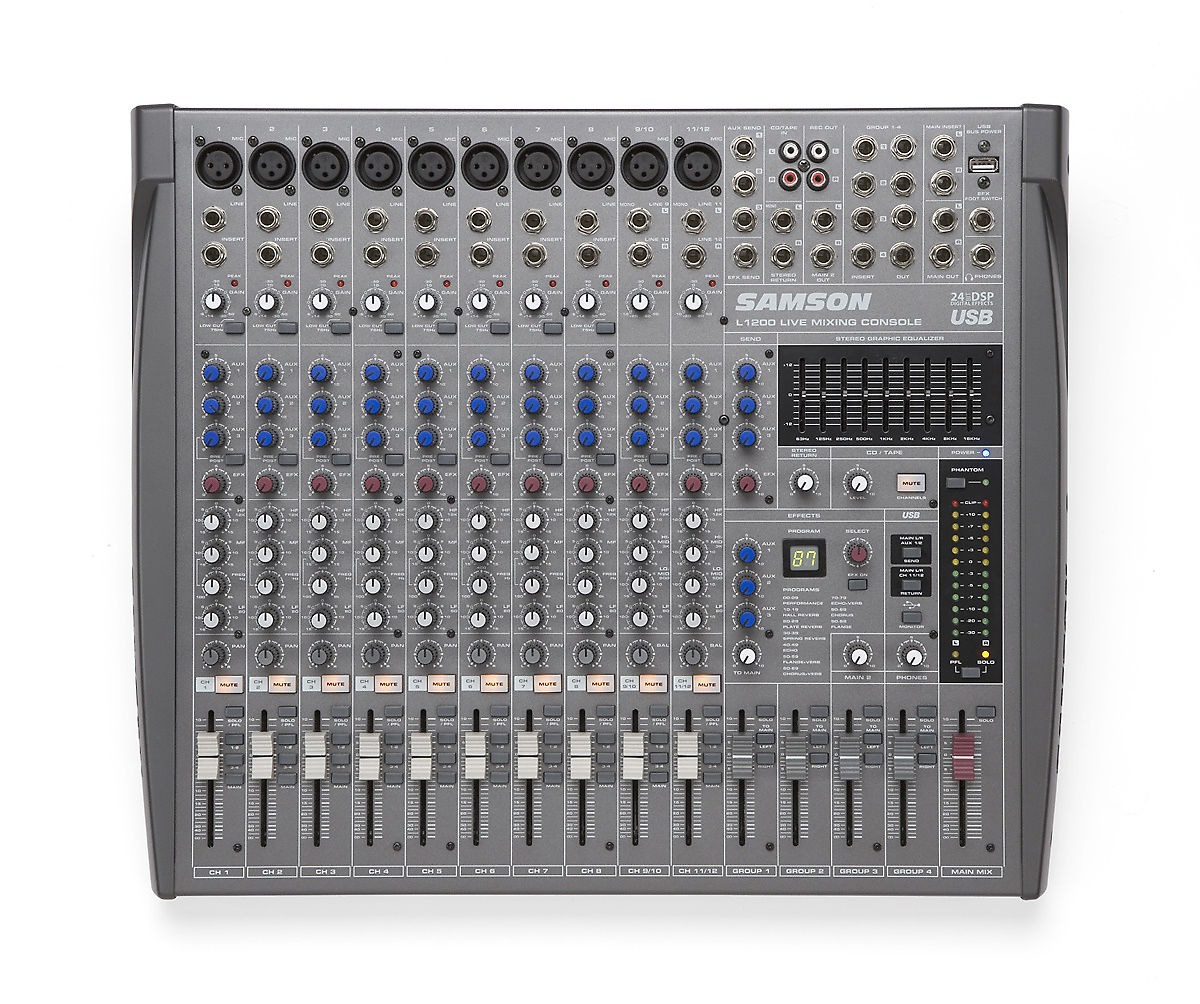 Samson L1200 L Series 12-Channel/4-Bus Mixer | Reverb Australia
