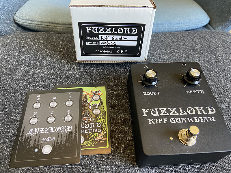Fuzzlord Riff Guardian 2021 Black | Reverb