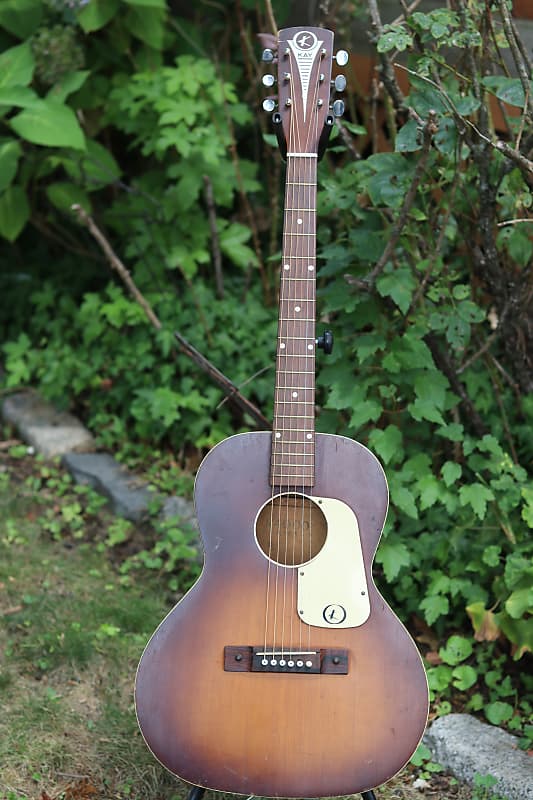 Kay flattop 1950's 1960's - sunburst | Reverb
