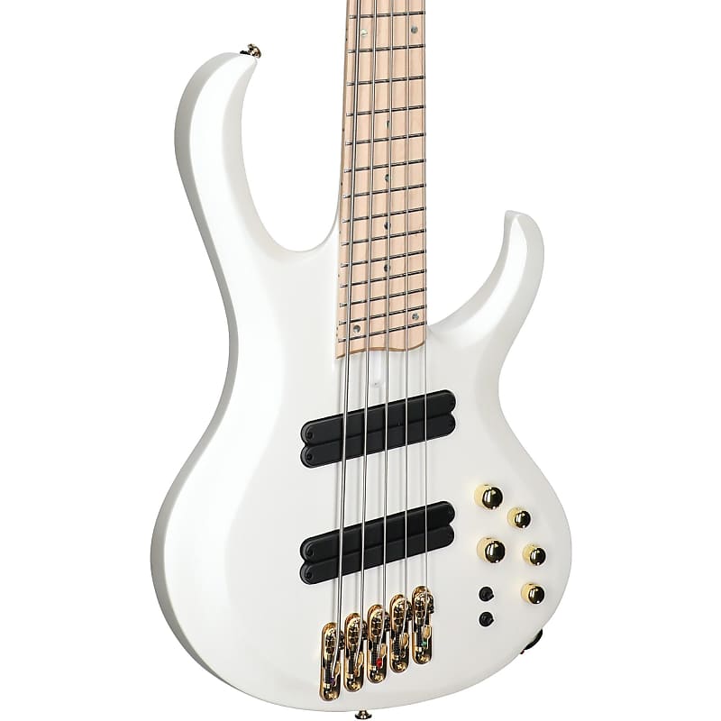Ibanez BTB605MS Multi-Scale Bass Guitar, 5-String, Pearl | Reverb