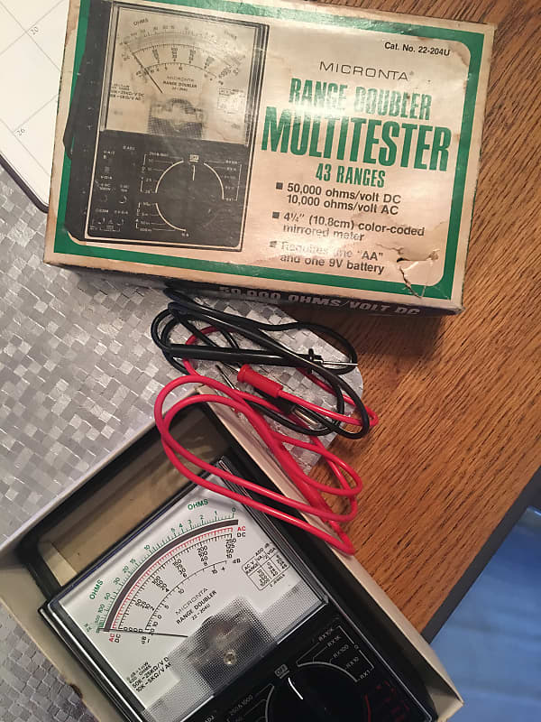 Radio Shack Micronta Range Doubler Multi-Tester 22-204U with | Reverb