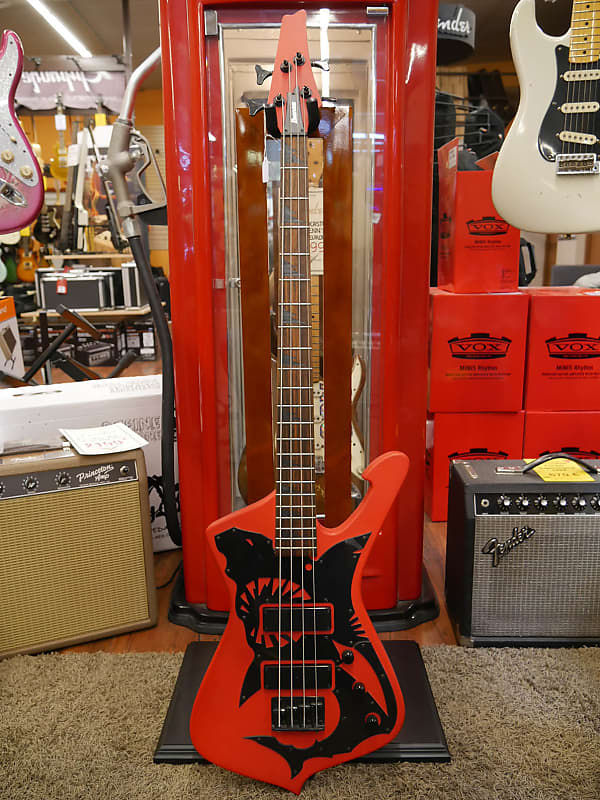 Ibanez Iceman ICB010 custom red | Reverb