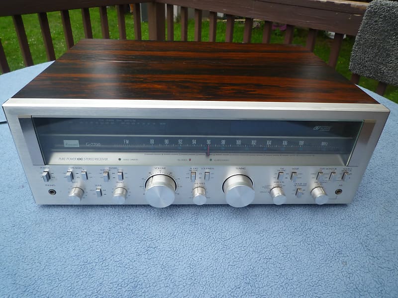 Stunning Vintage 120 Watt Sansui G-7700 Receiver All Original | Reverb