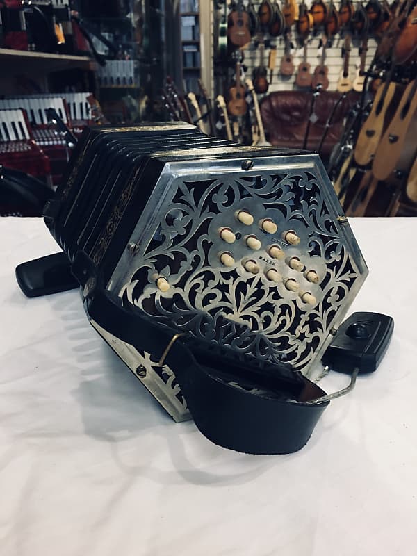 C. Jeffries Anglo 26 Key Concertina | Reverb