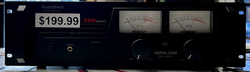 RADIO SHACK Power Amplifier 250 Watts Per Channel MPA-250 | Reverb