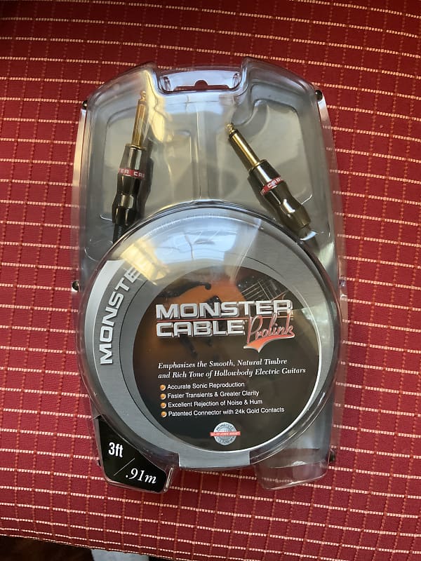 Monster Cables Prolink Jazz Instrument 3ft | Reverb