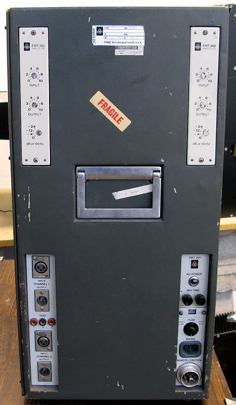 EMT 240 Gold Foil Stereo Reverb Custom Remote ex BBC mid 80's | Reverb