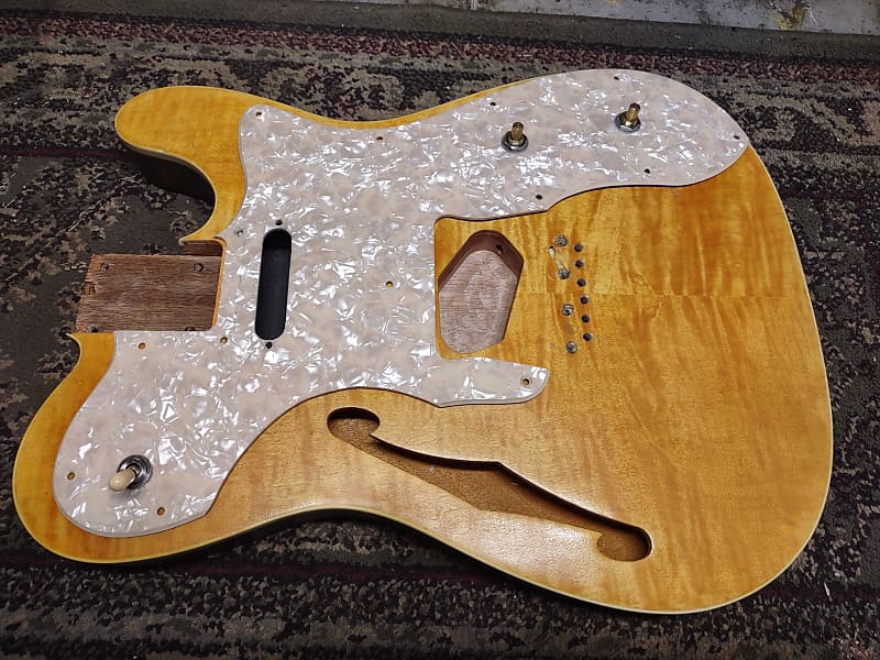 3 Pound Mahogany Telecaster Thinline Body w/ Warmoth | Reverb