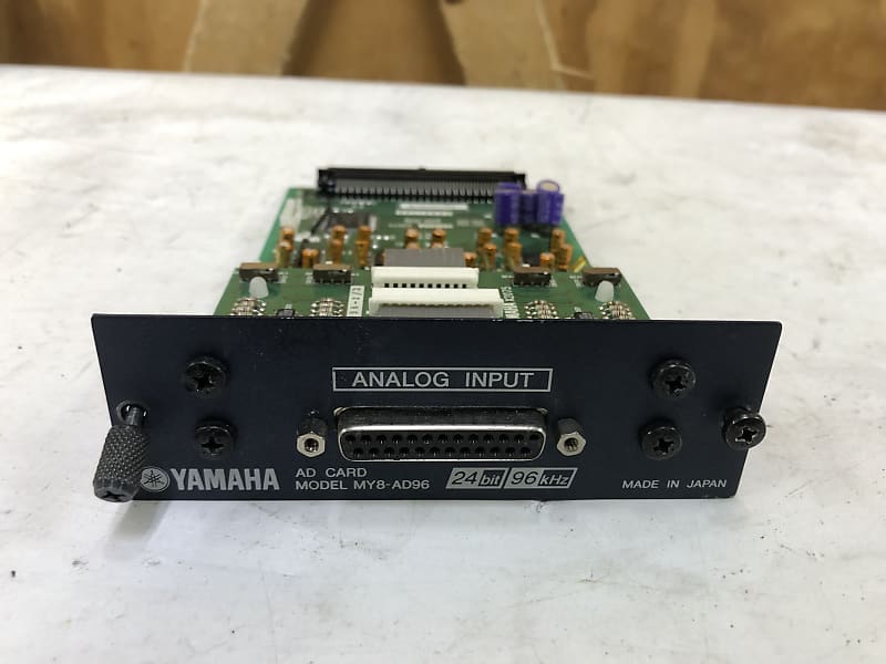 Yamaha MY8AD96 - 8-Channel Balanced 24-Bit 96kHz Analog Input | Reverb