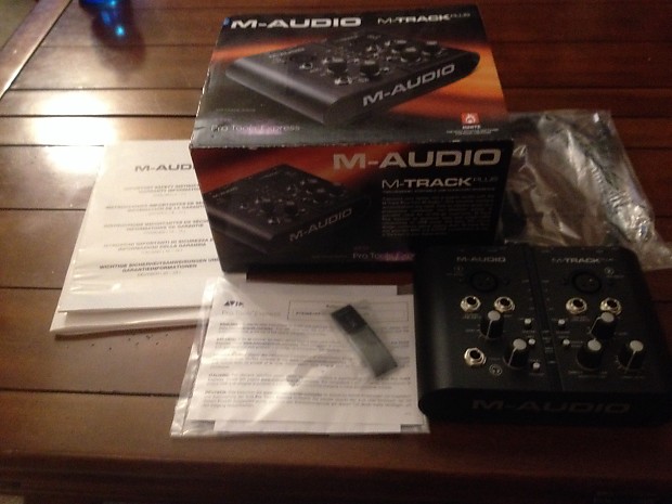 M-audio Pro Tools Express M-track Plus W/ Pro Tools Express | Reverb