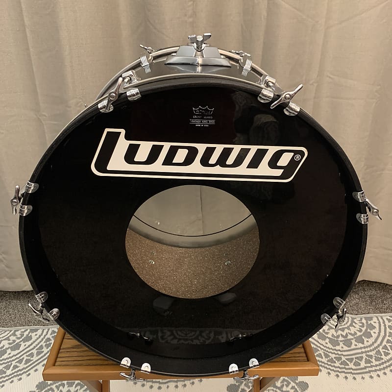 22” Ludwig Rocker II 1980’s - Black | Reverb